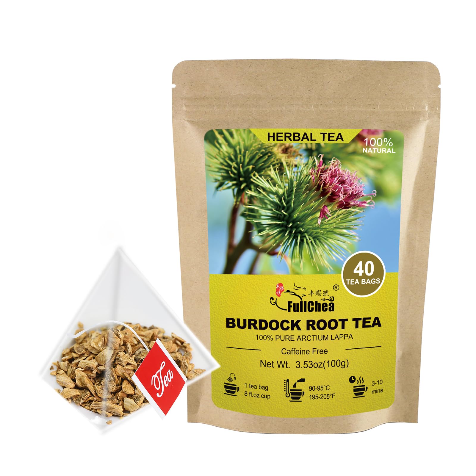 fullchea burdock root tea bags