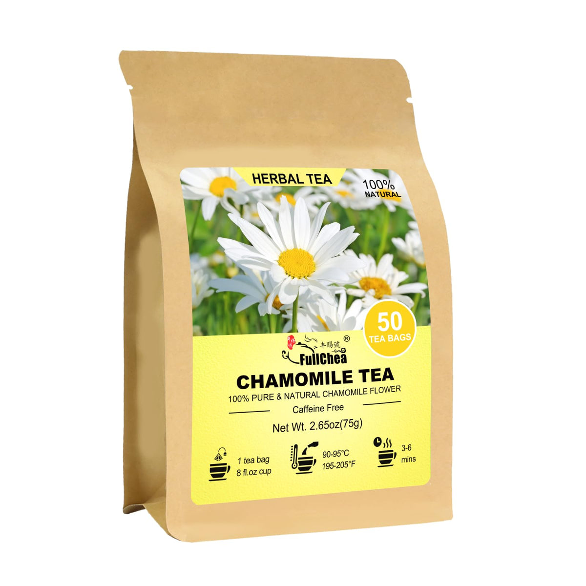 FullChea chamomile tea bags for relaxation