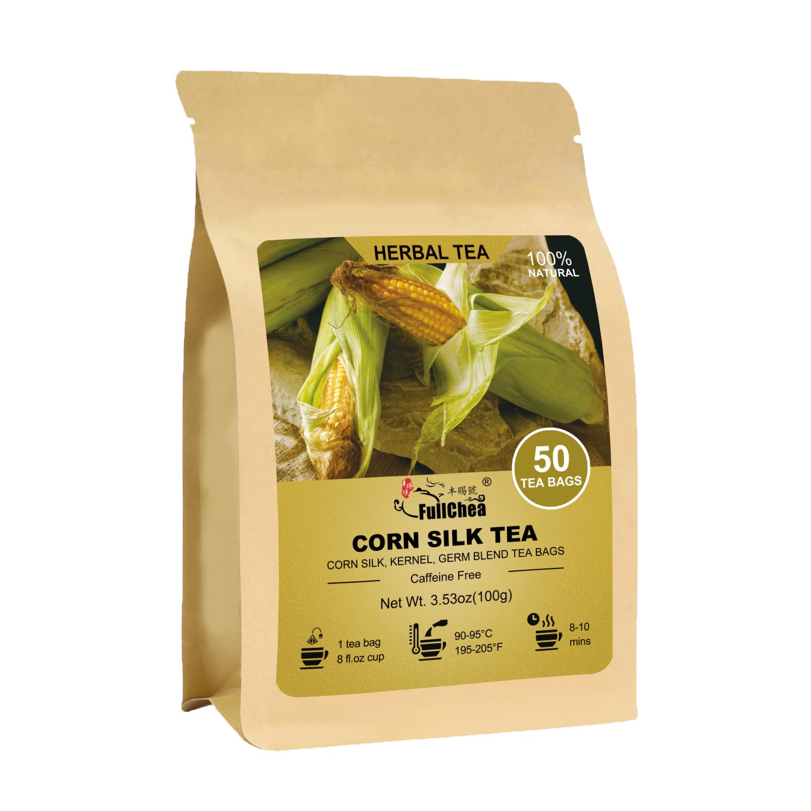 FullChea corn silk herbal tea bags