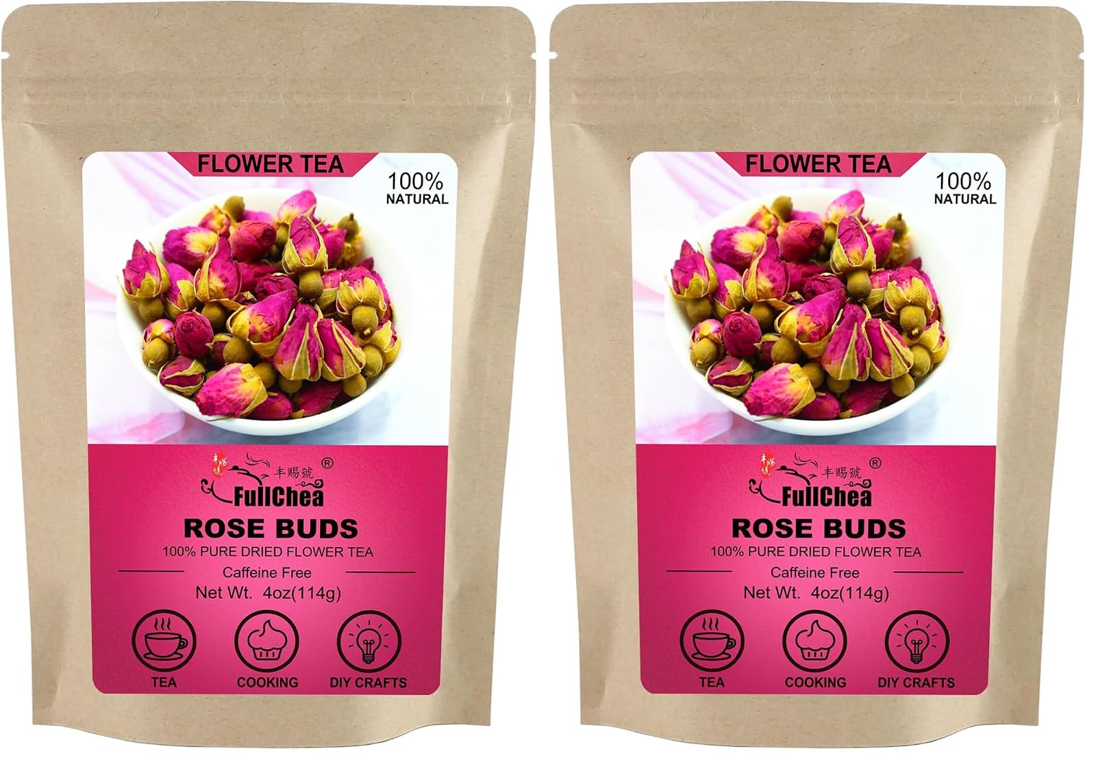 FullChea dried rose buds herbal tea