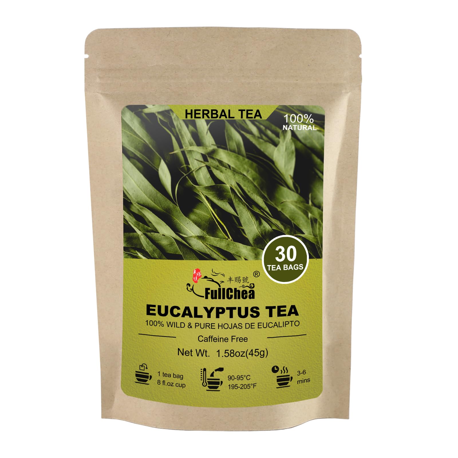 FullChea eucalyptus tea bags for relaxation