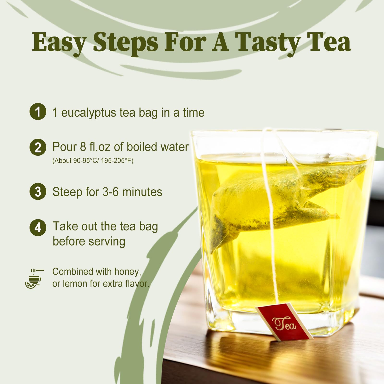 FullChea eucalyptus tea bags for wellness