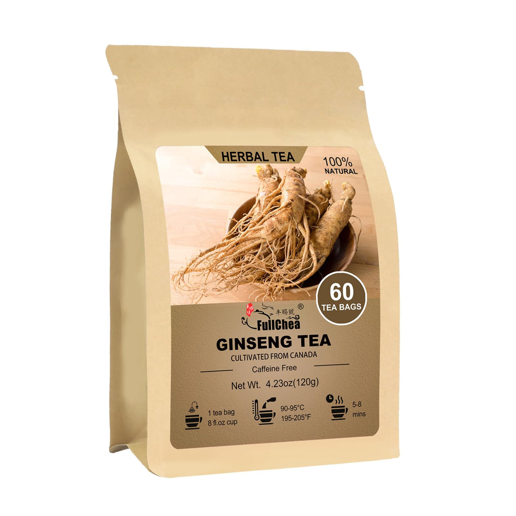 FullChea ginseng tea bags for energy