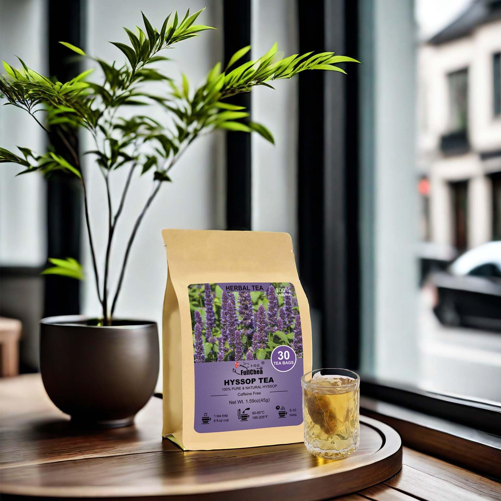 FullChea hyssop tea for herbal detox