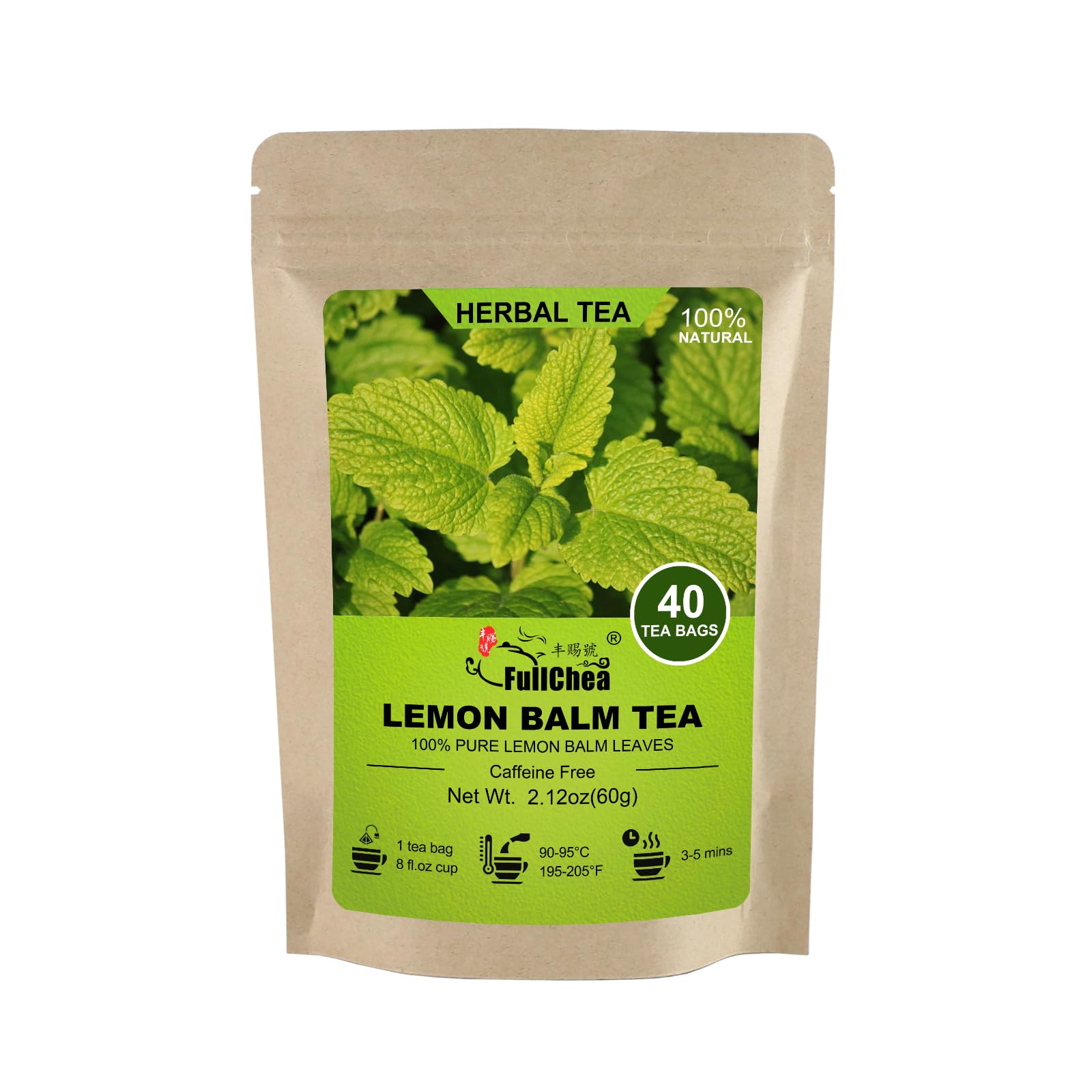 FullChea lemon balm tea bags