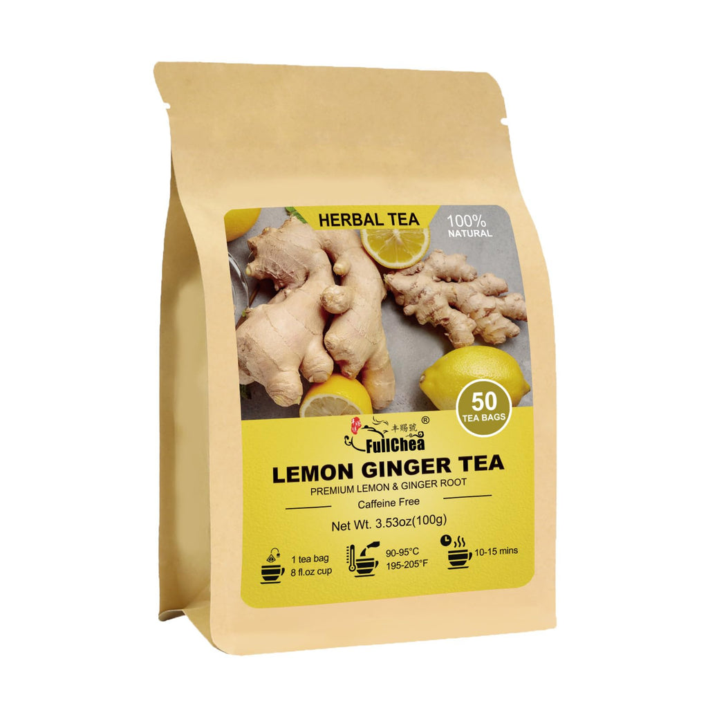FullChea lemon ginger tea bags