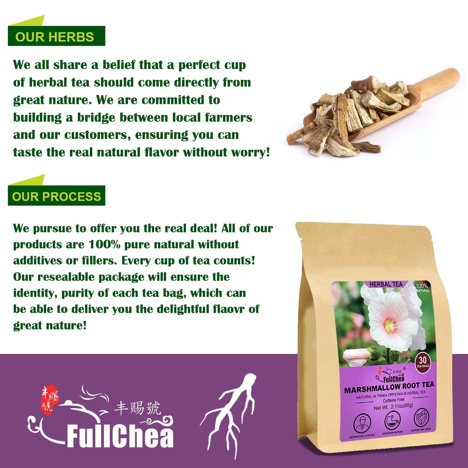 FullChea marshmallow root tea for relaxation