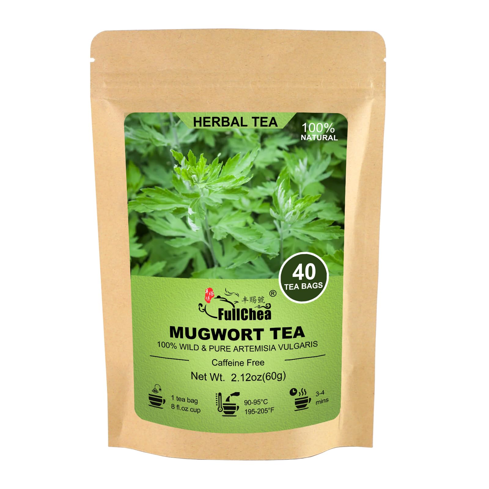 FullChea mugwort herbal tea bags