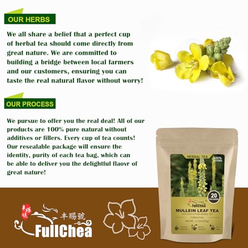 FullChea Mullein tea bags for soothing