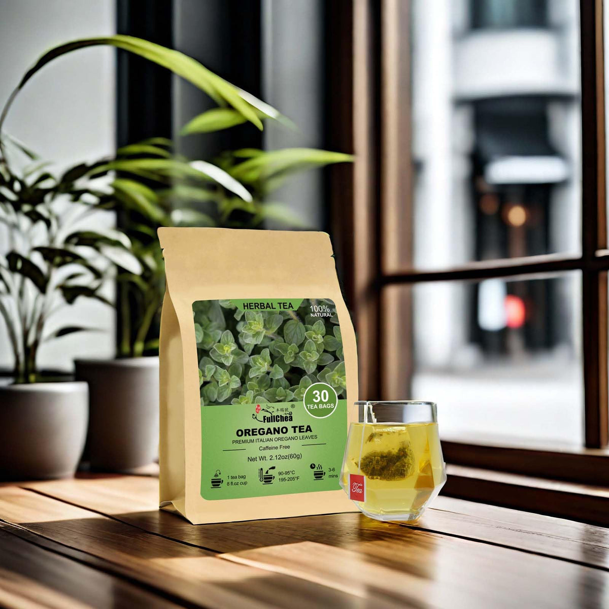 FullChea Oregano Tea for immune support