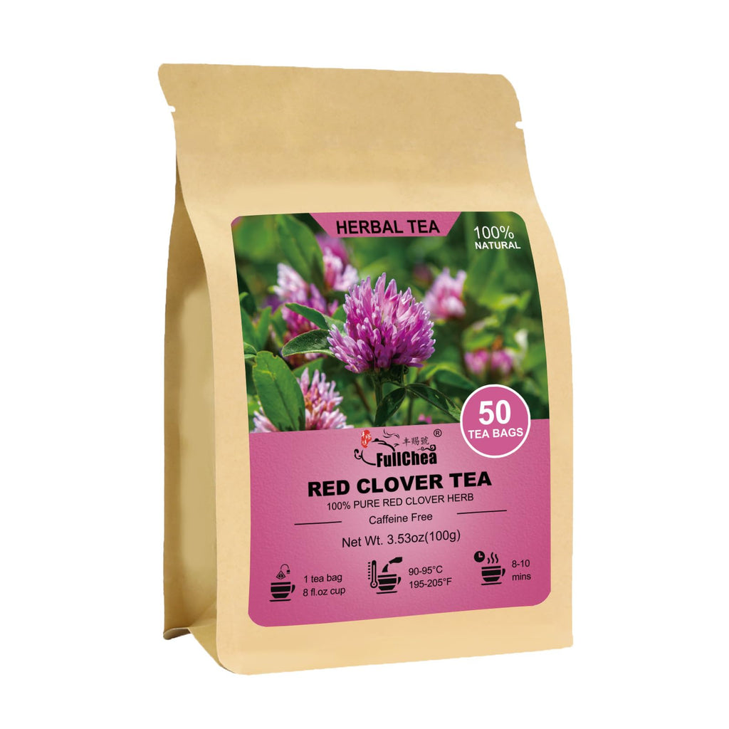 FullChea red clover herbal tea bags