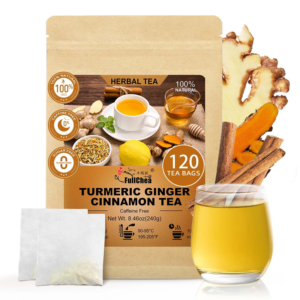 FullChea turmeric ginger tea bags