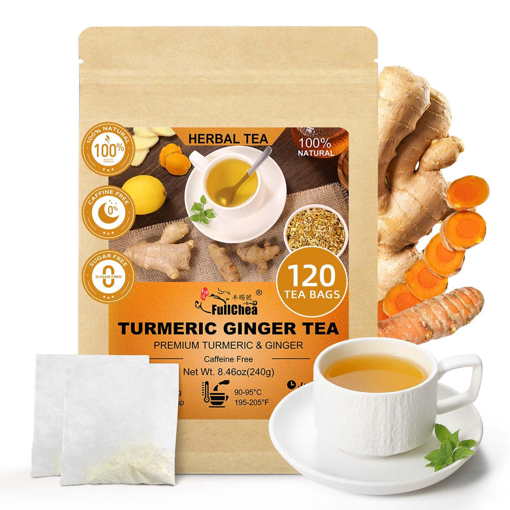 FullChea turmeric ginger tea bags