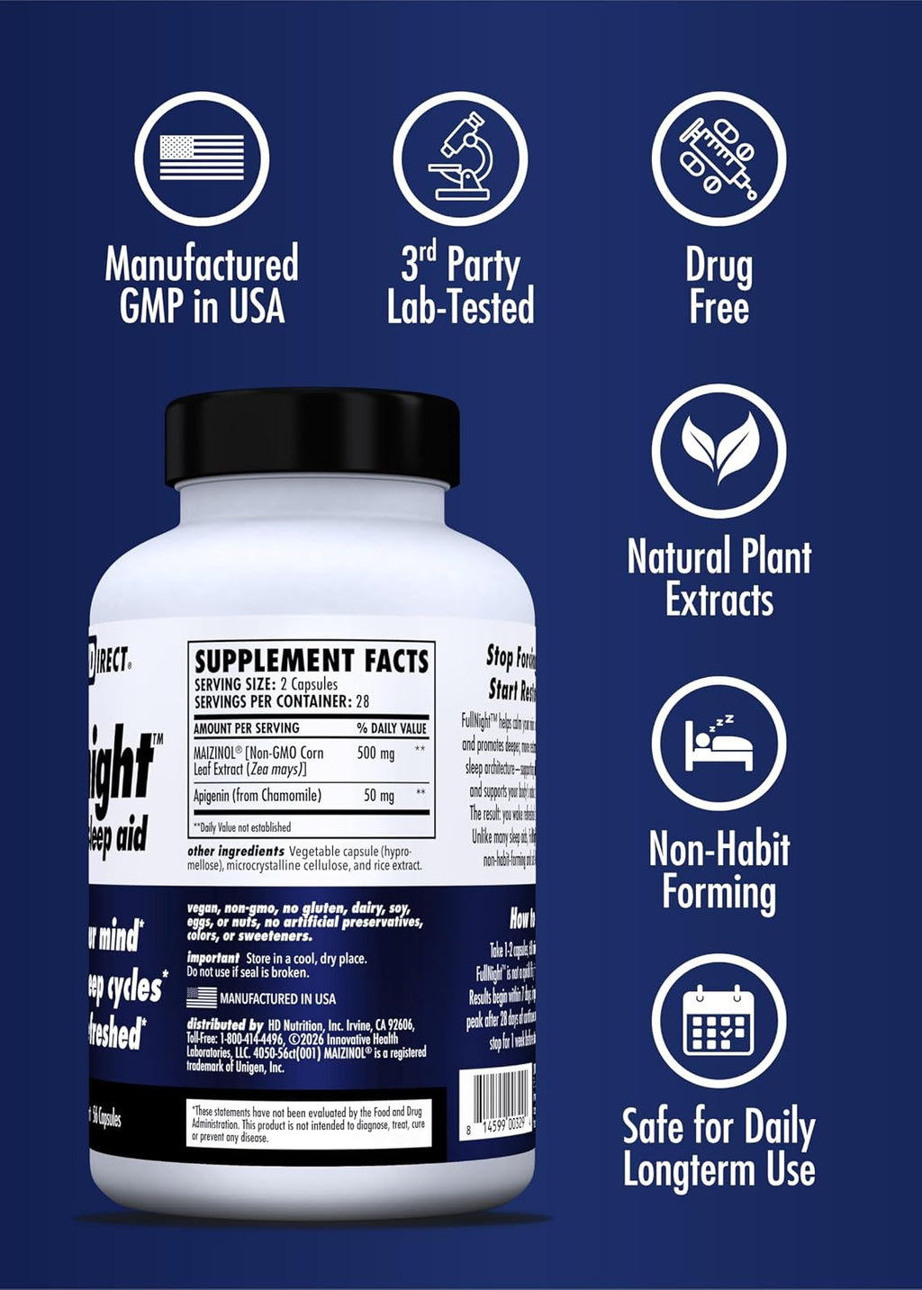 fullNight capsules for deep sleep