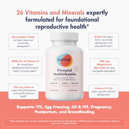 FullWell prenatal vitamins with DHA