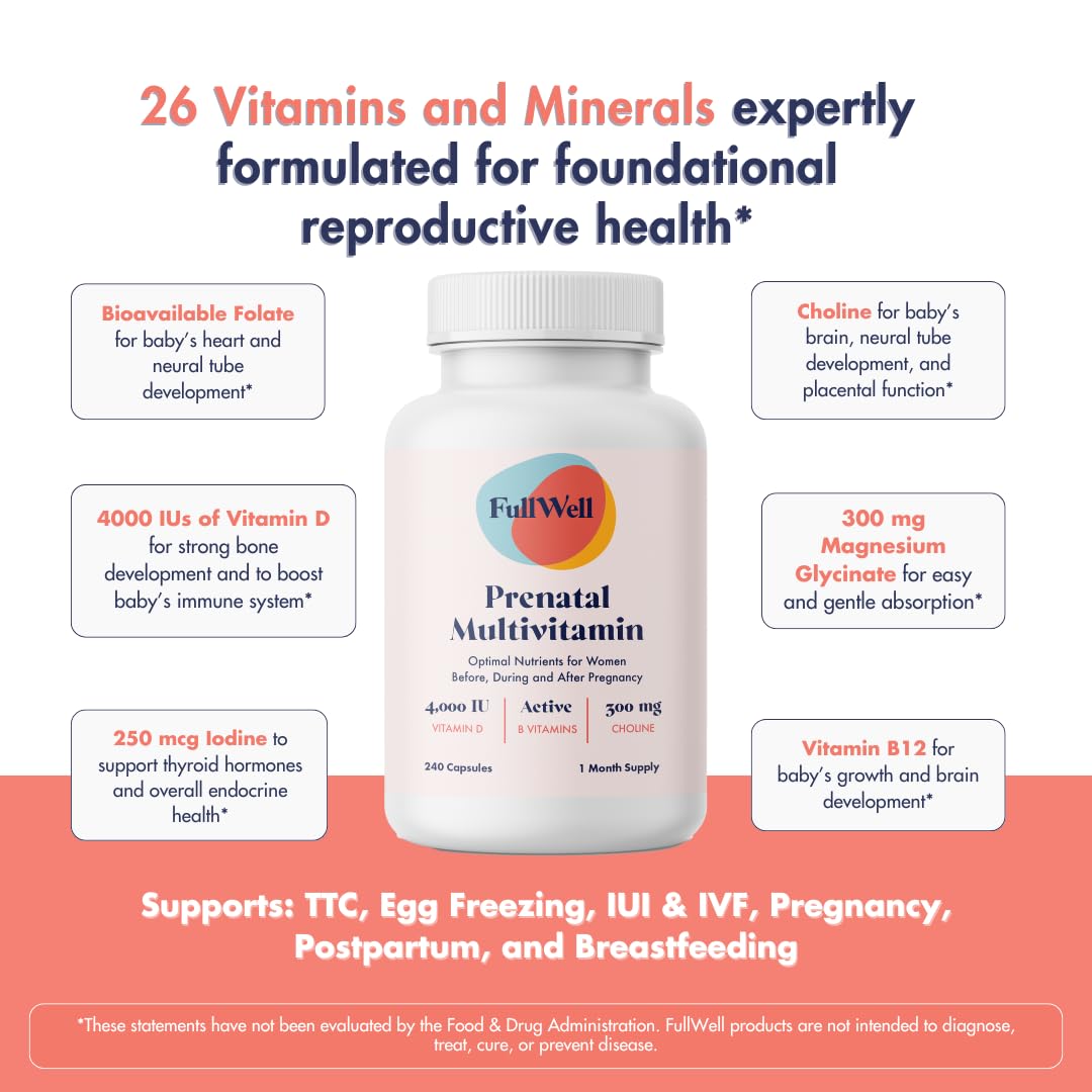 FullWell women's prenatal DHA support