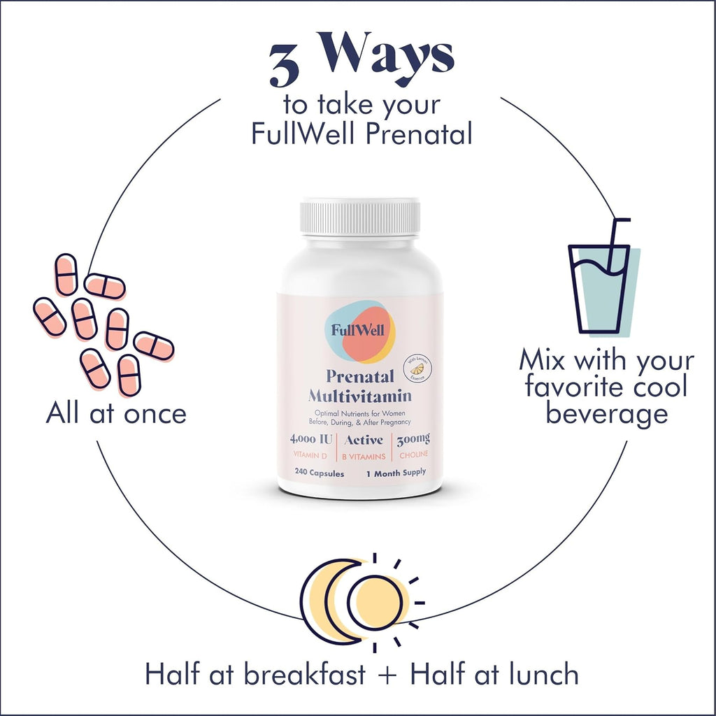 FullWell women's vitamins for prenatal nutrition