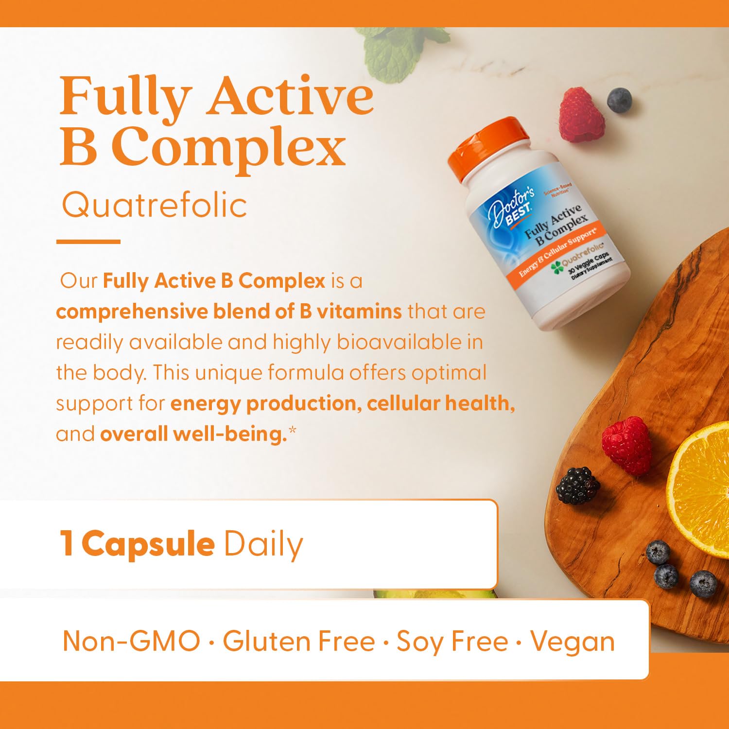fully active vitamin b complex supplement