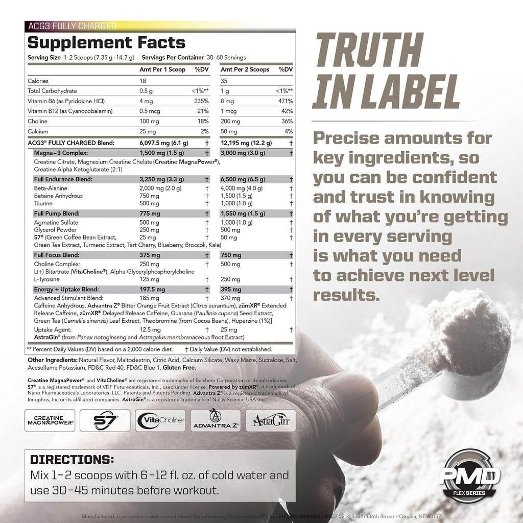fully charged pre workout formula