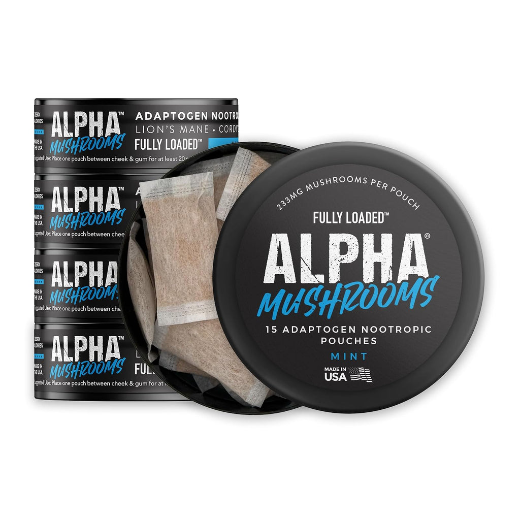 fully loaded mushroom blend pouches