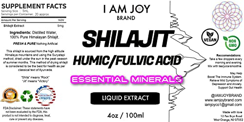 fulvic acid and trace minerals blend