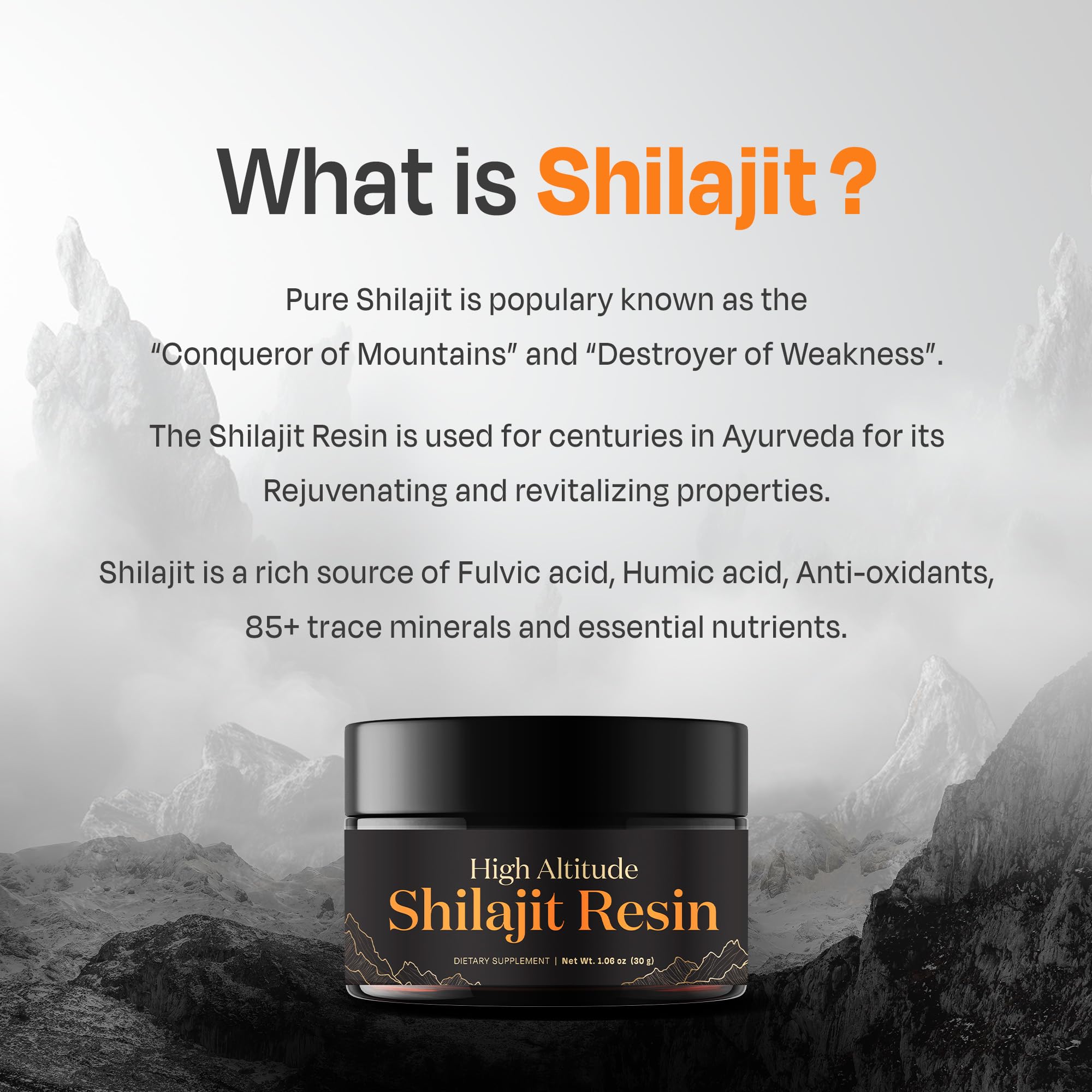 fulvic acid benefits in shilajit