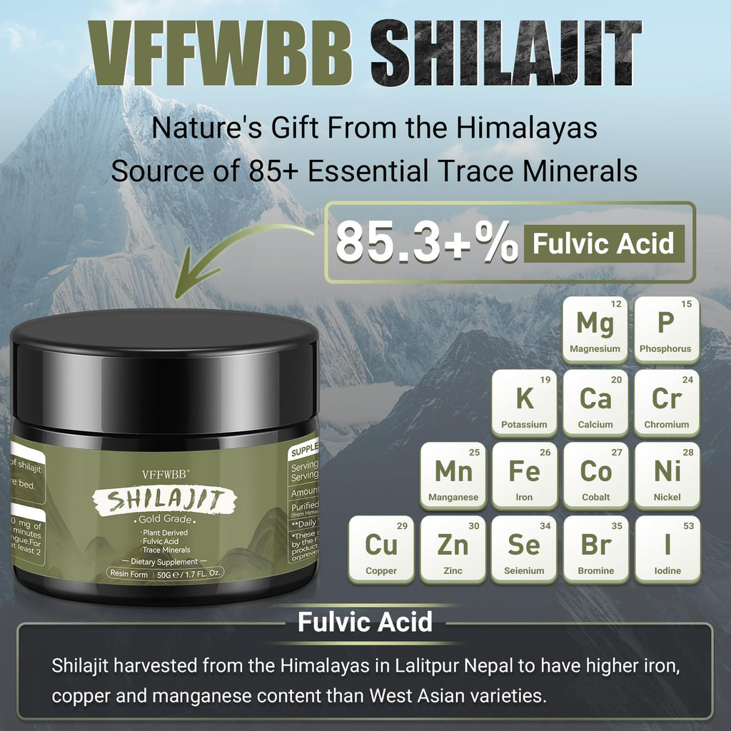 Fulvic acid benefits in Shilajit