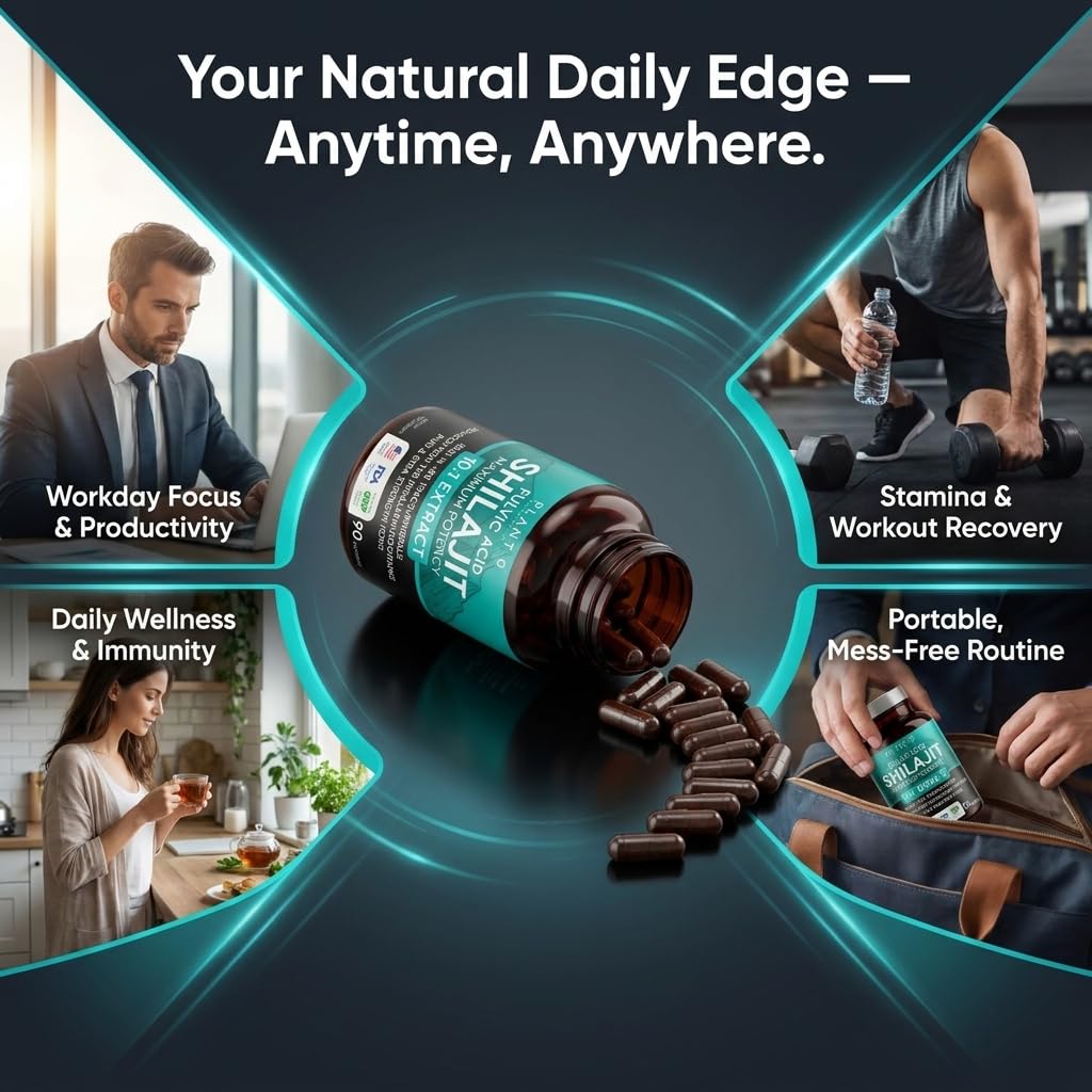 Fulvic acid capsules for enhanced absorption
