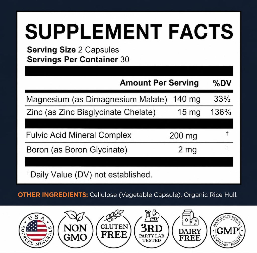 fulvic acid complex for men