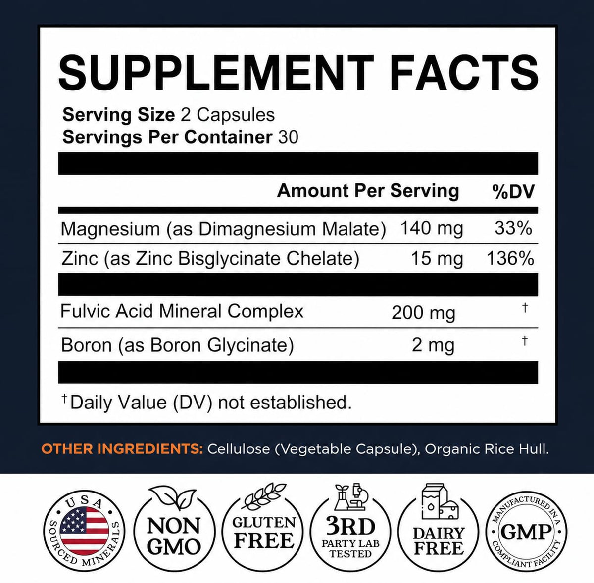 fulvic acid complex for men
