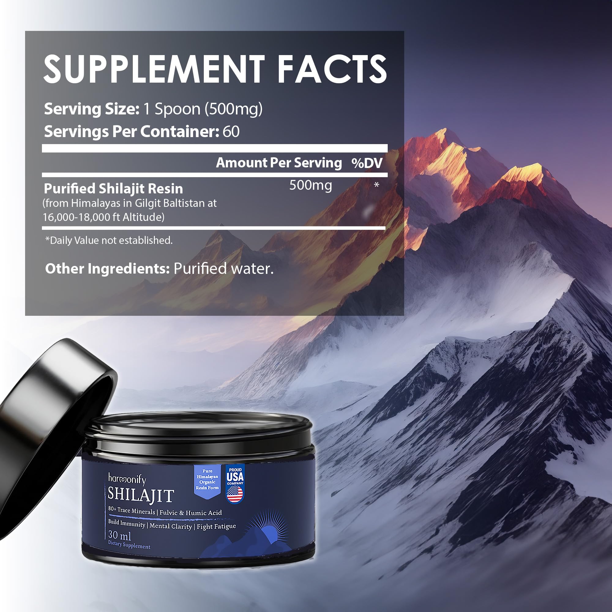 Fulvic acid enriched mineral supplement