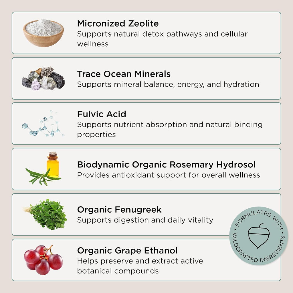 fulvic acid enriched mineral tonic