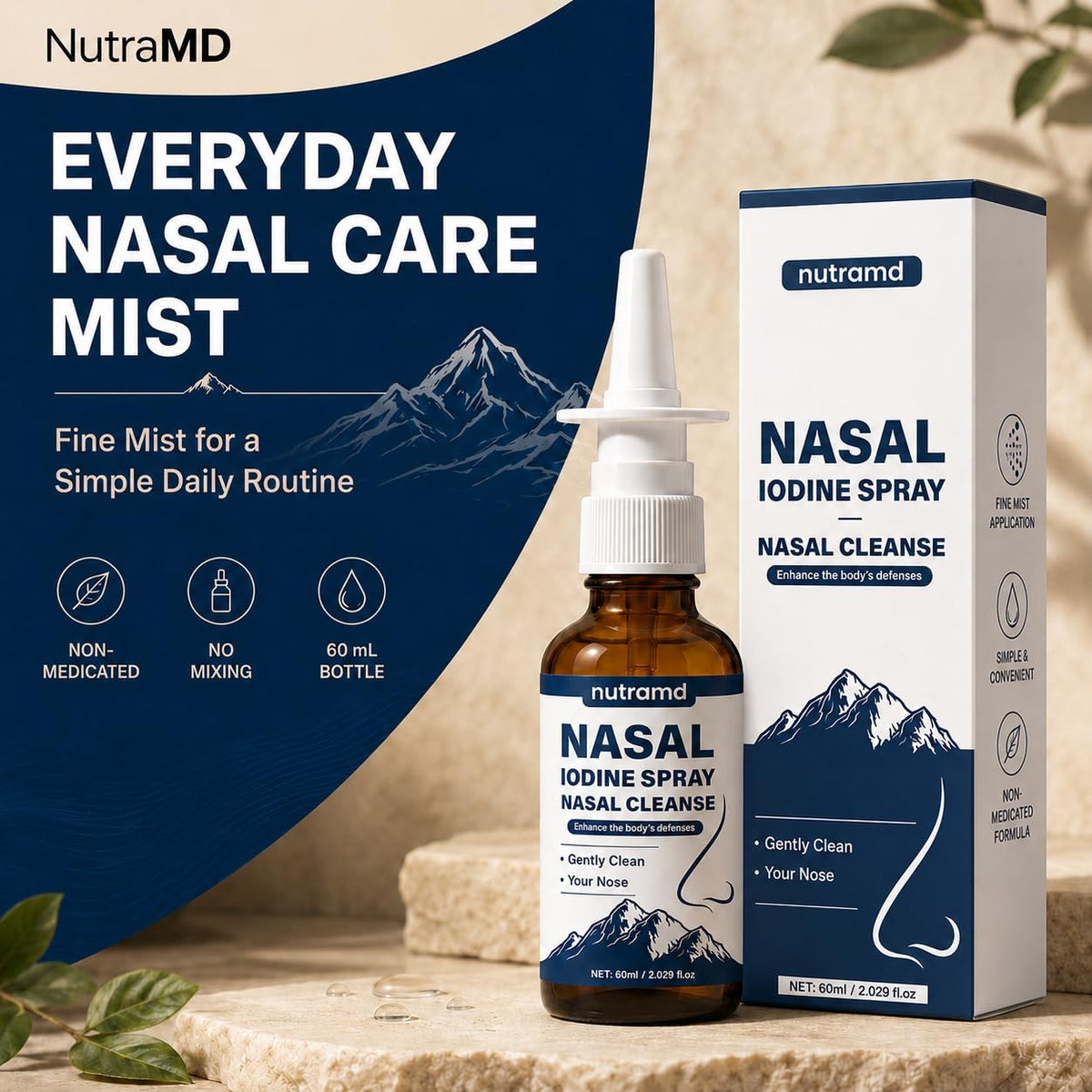fulvic acid enriched nasal spray