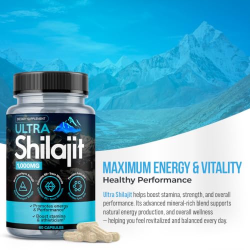 Fulvic acid enriched Shilajit capsules