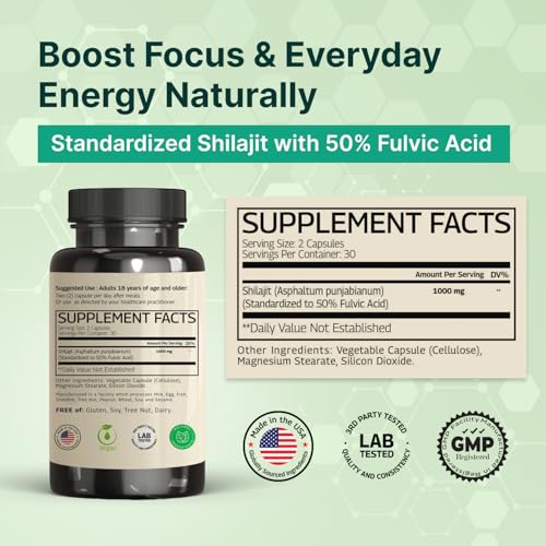 fulvic acid enriched shilajit