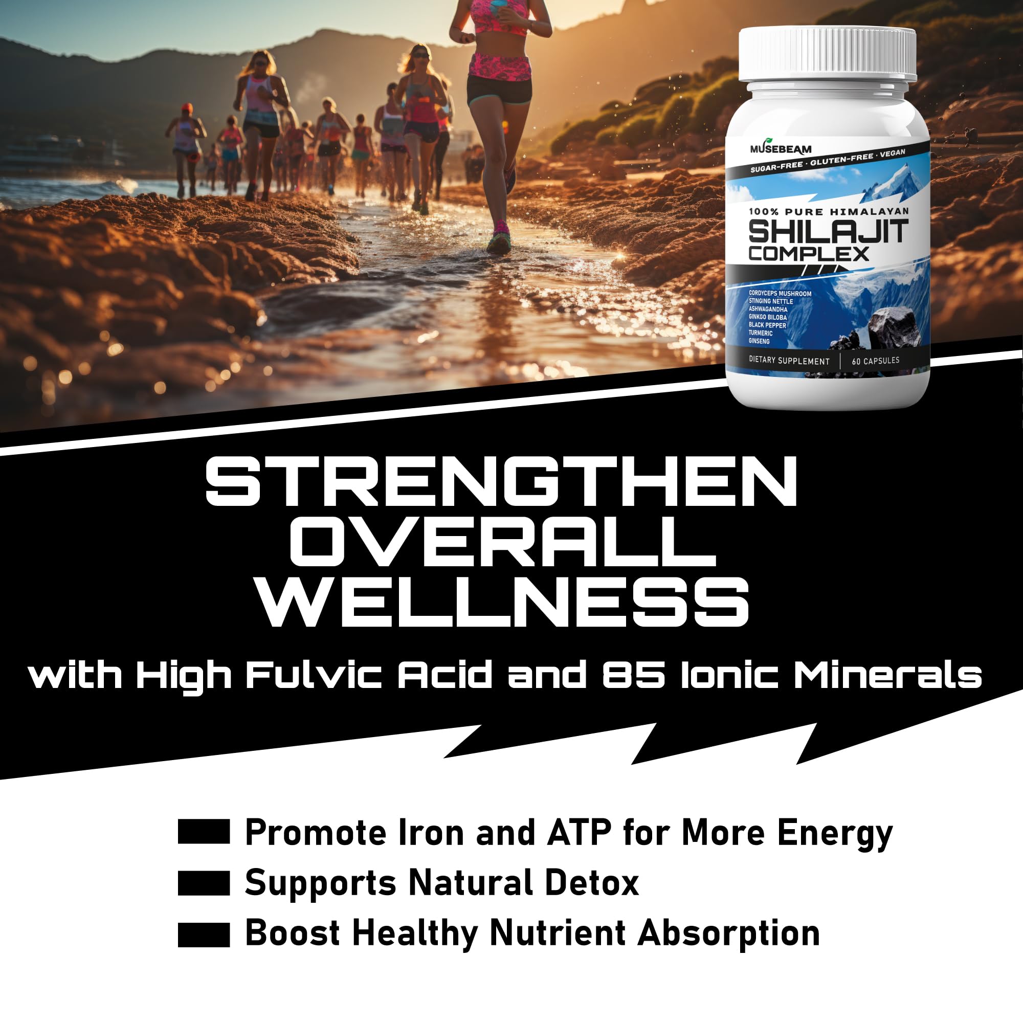 Fulvic acid for nutrient absorption