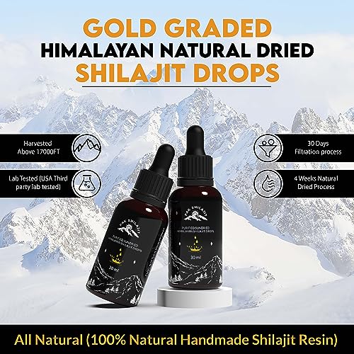 fulvic acid rich shilajit drops