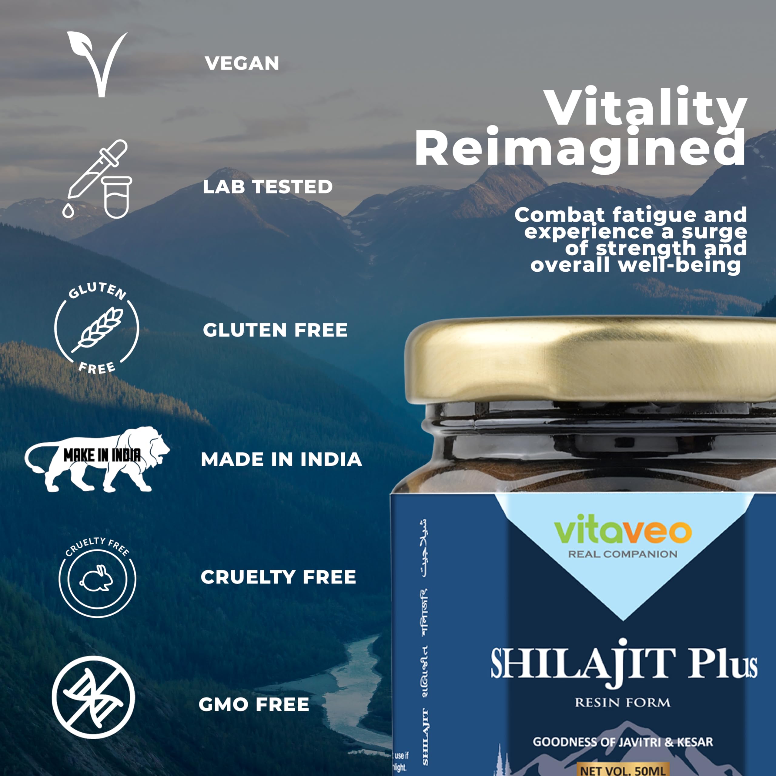 Fulvic acid rich Shilajit product