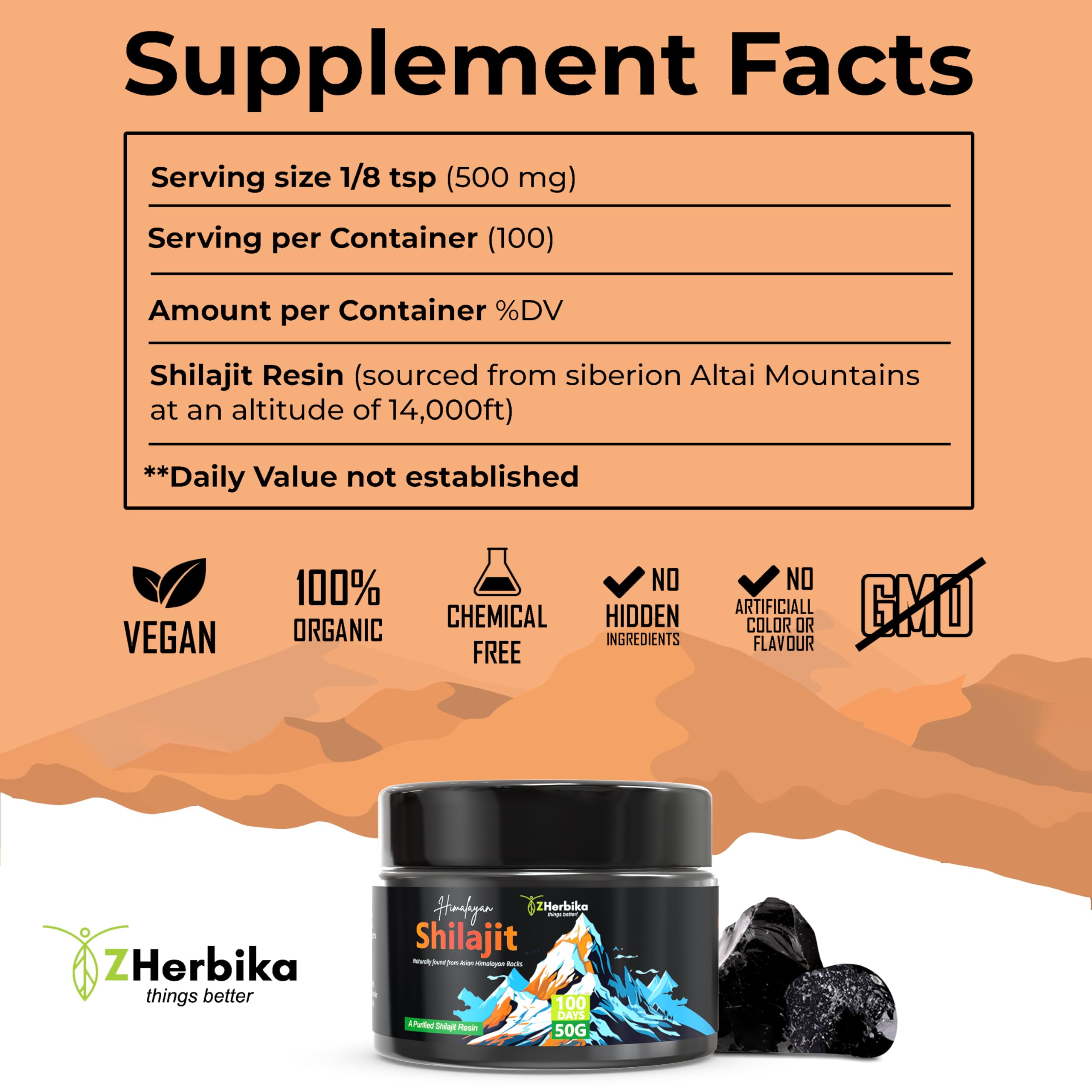 Fulvic acid rich Shilajit resin