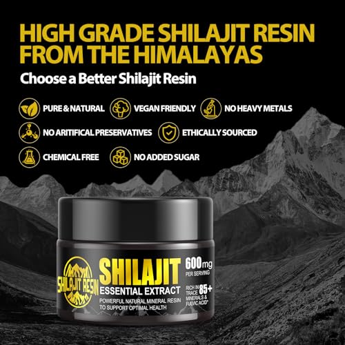 fulvic acid rich shilajit resin