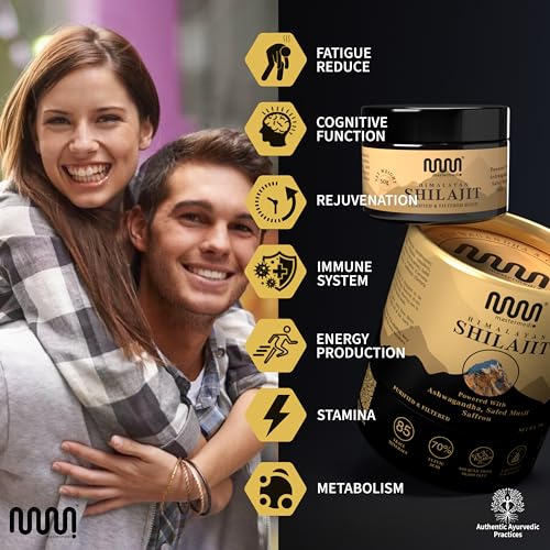 Fulvic acid rich Shilajit supplement