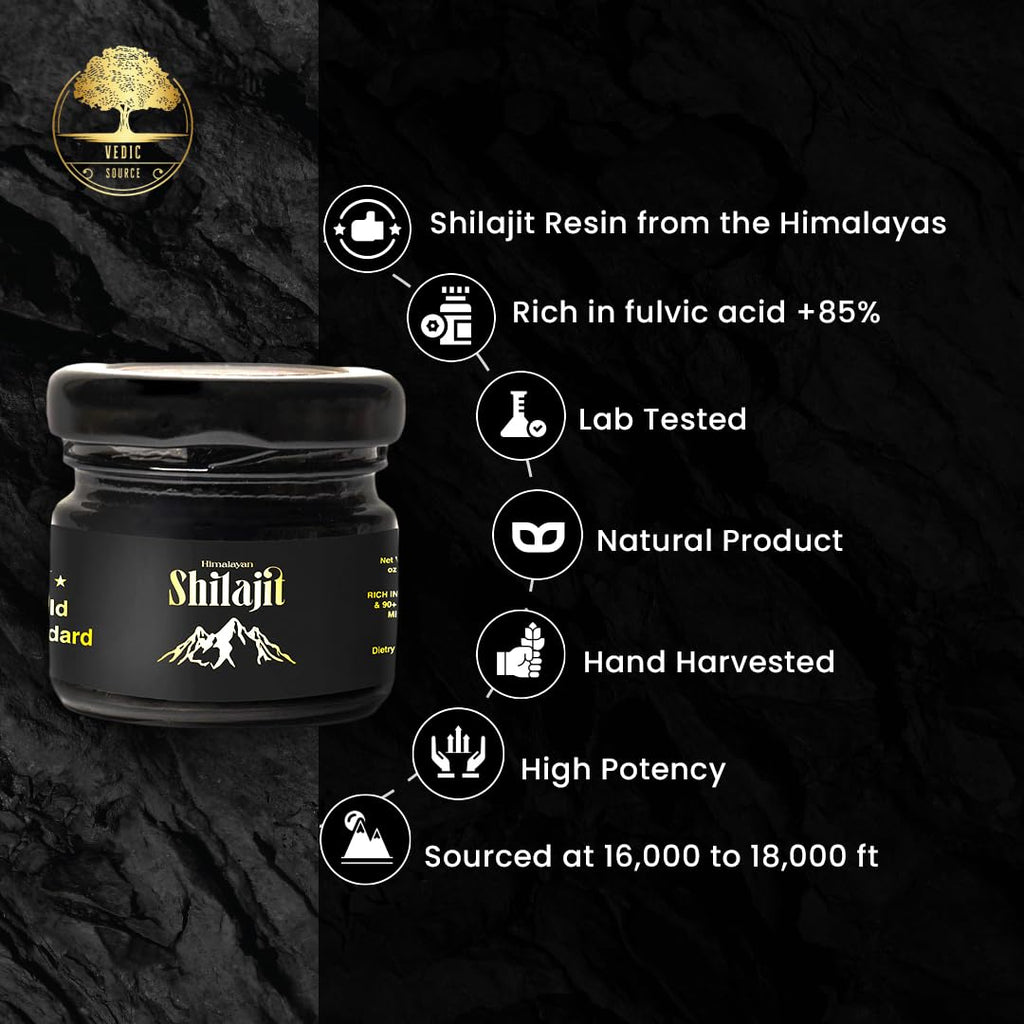 fulvic acid rich shilajit supplement