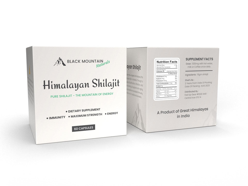 fulvic acid rich shilajit supplement