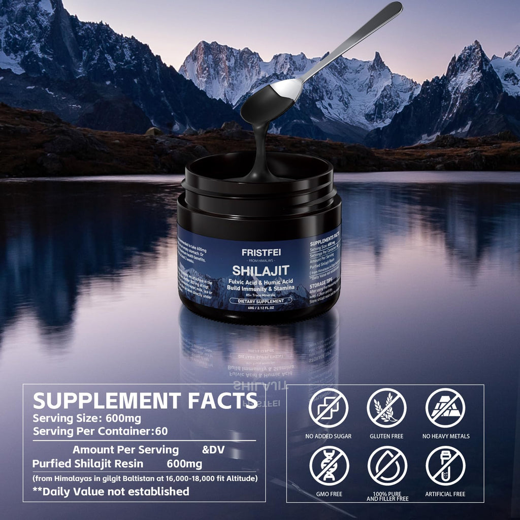 fulvic acid rich shilajit supplement