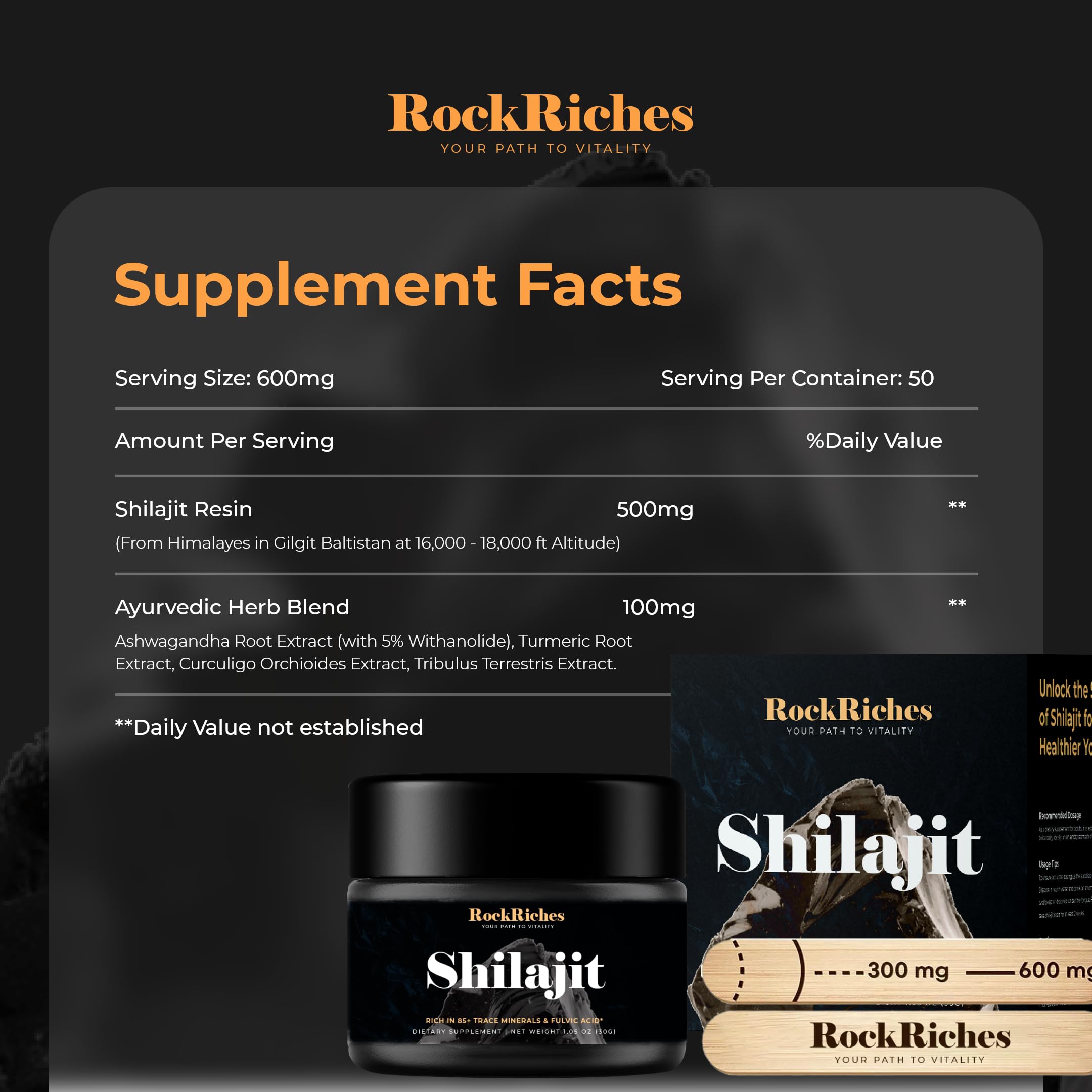 Fulvic acid rich trace minerals