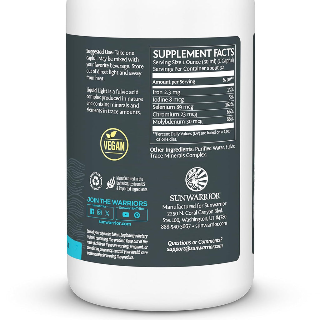 fulvic acid trace minerals for hydration