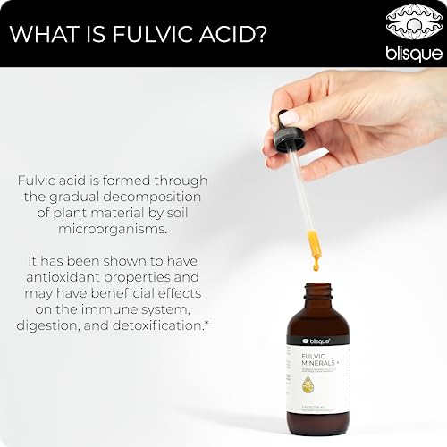 Fulvic and humic acid in trace minerals