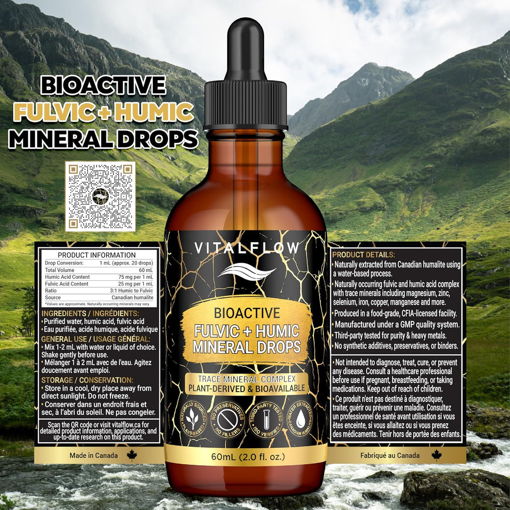 fulvic humic mineral drops benefits