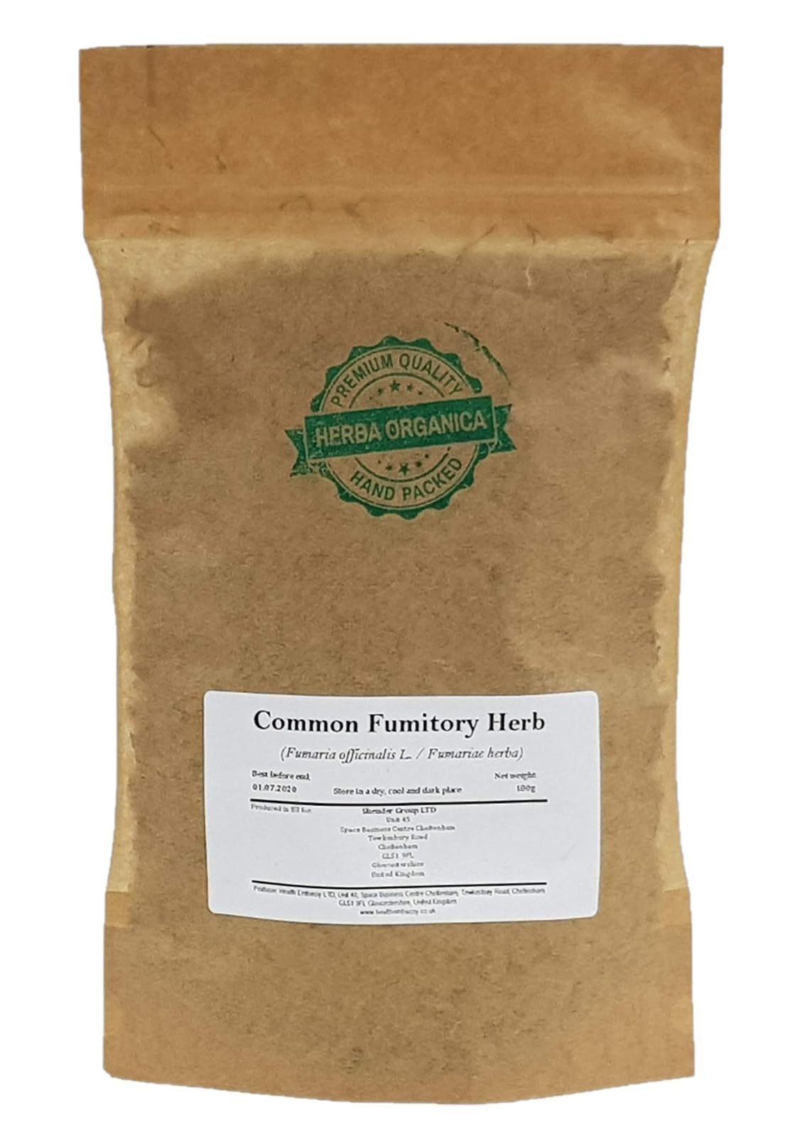 Fumitory herb for herbal tea