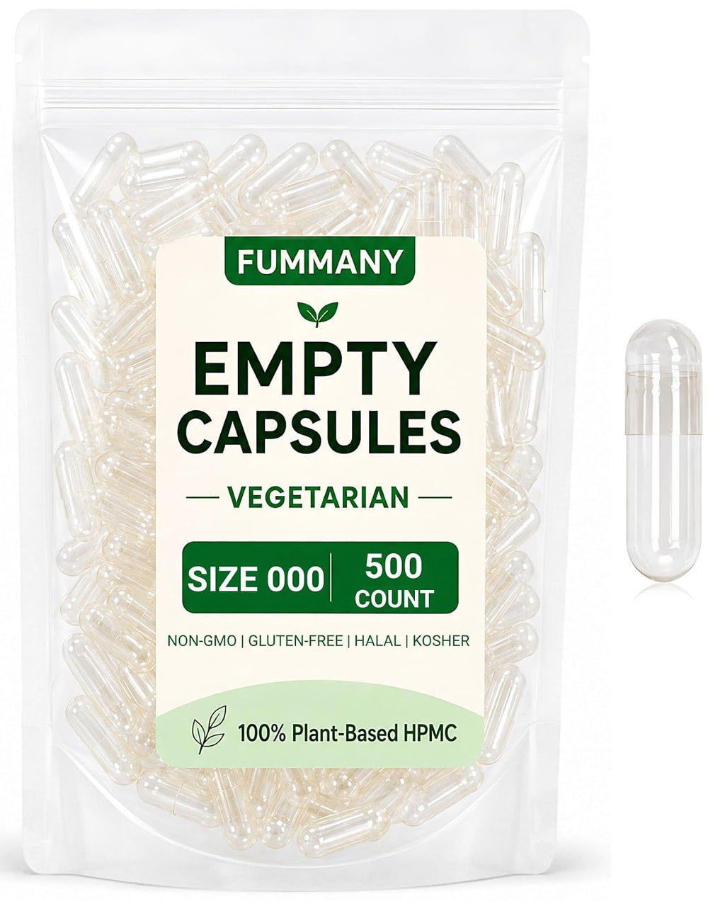 FUMMANY clear vegan capsules